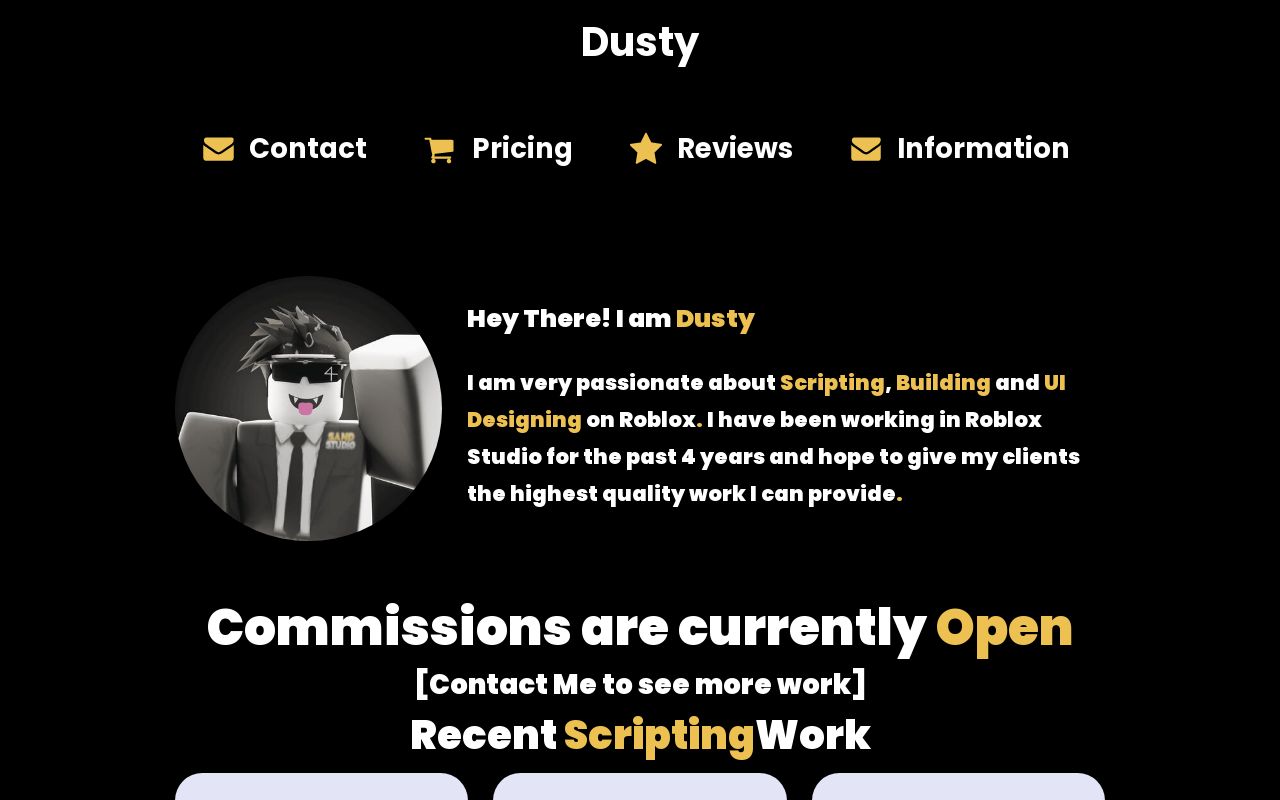 Dusty's Portfolio